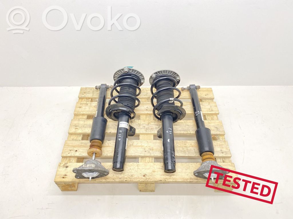 31316874385 BMW 3 F30 F35 F31 Jeu de ressorts et amortisseurs (Avant et ...