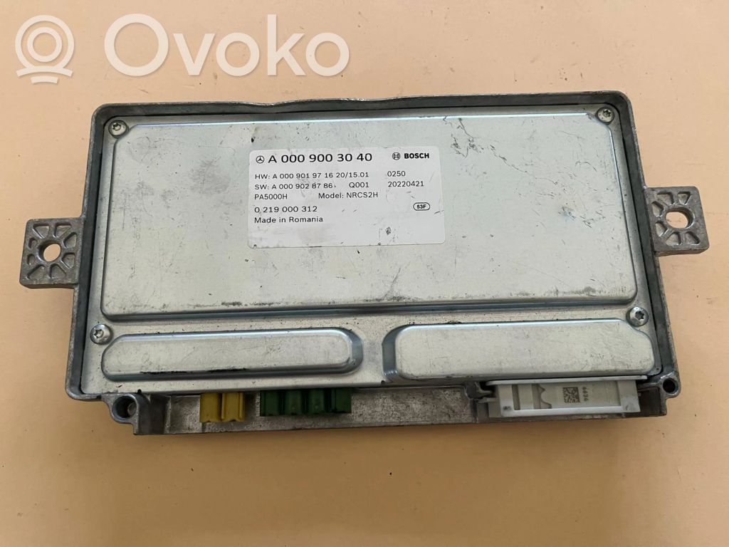 A0009003040 Mercedes-Benz E W213 Camera control unit module, €258.82 | RRR