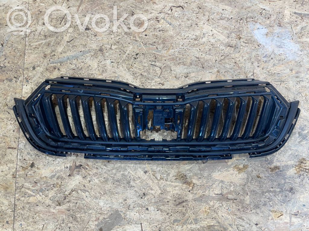 5E3853653 Skoda Octavia Mk4 Grille calandre supérieure de pare-chocs ...