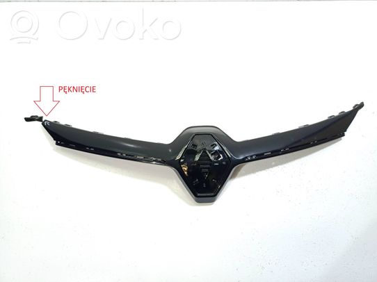 620786224R Renault Clio V Grille calandre supérieure de pare-chocs ...