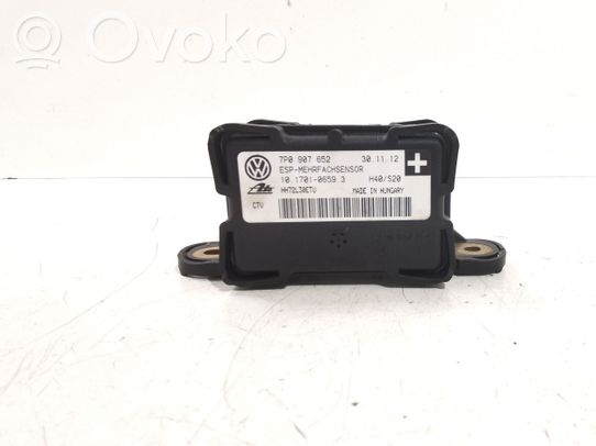 7P0907652 Volkswagen Touareg II Capteur de vitesse de lacet d ...