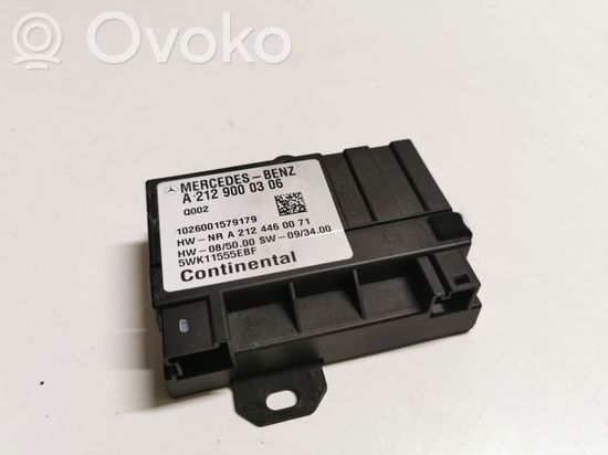A2129000306 Mercedes-Benz E W212 Fuel injection pump control unit ...
