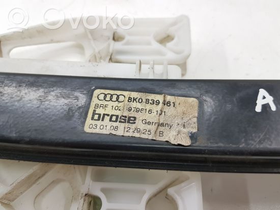 Audi A4 S4 B8 8K Rear Window Lifting Mechanism Without Motor 8K0839461 ...