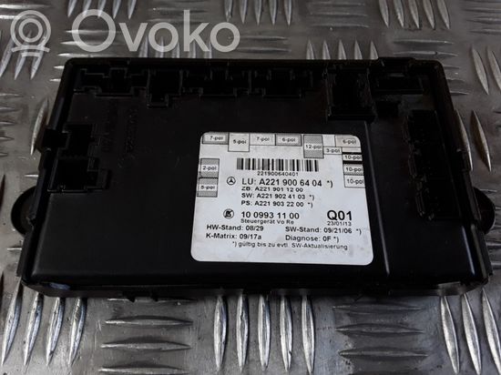 A2219006404 A2219011200 1009931100 Mercedes-Benz S W221 Door control ...