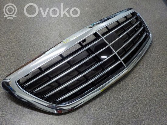A2228800183 Mercedes-Benz S W222 Front bumper upper radiator grill ...