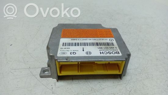 Mercedes-Benz C W203 Airbag Control Unit/module 0285001881 2038207385 ...