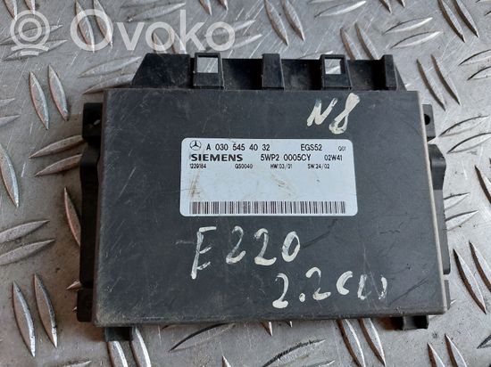 Mercedes-Benz E AMG W211 Gearbox Control Unit/module A0305454032 ...