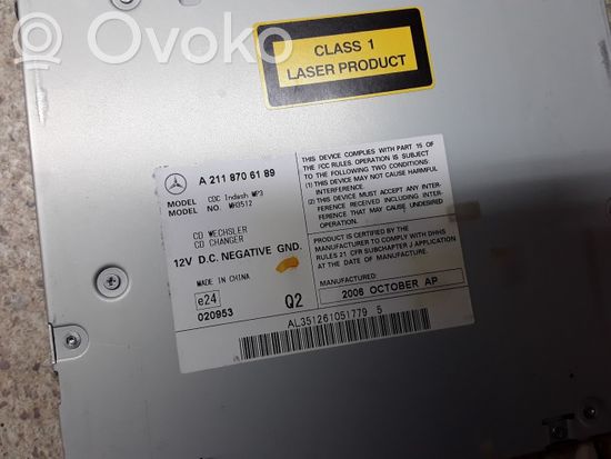 Mercedes-Benz E W211 Radio/CD/DVD/GPS Head Unit A2118706189 | EzParts ...