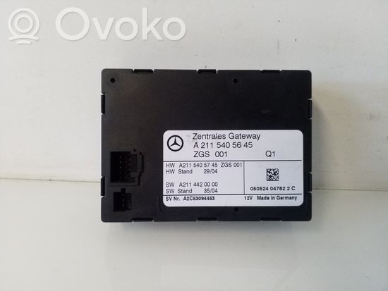 Mercedes-Benz E W211 Door Central Lock Control Unit/module A2115405645 ...