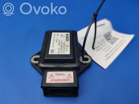 Mercedes-Benz E W211 ESP Acceleration Yaw Rate Sensor A0025426618 ...