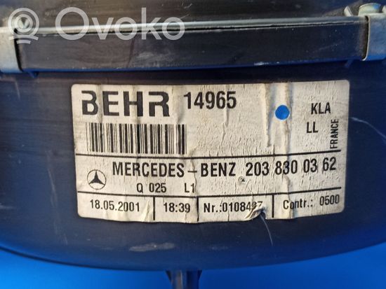 Mercedes-Benz C W203 Interior Heater Climate Box Assembly A2038300362 ...