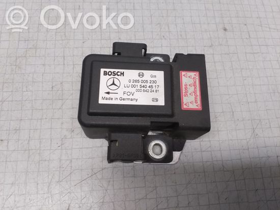 0265005230 0015404517 Mercedes-Benz E W210 ESP acceleration yaw rate sensor 0265005230 ...