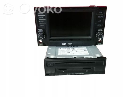 3Q0035874A 3G0919605D Volkswagen Polo V 6R Radio/CD/DVD/GPS head unit ...