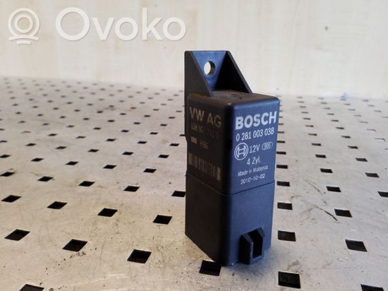 038907281D 0281003038 Volkswagen Golf Plus Glow plug pre-heat relay ...