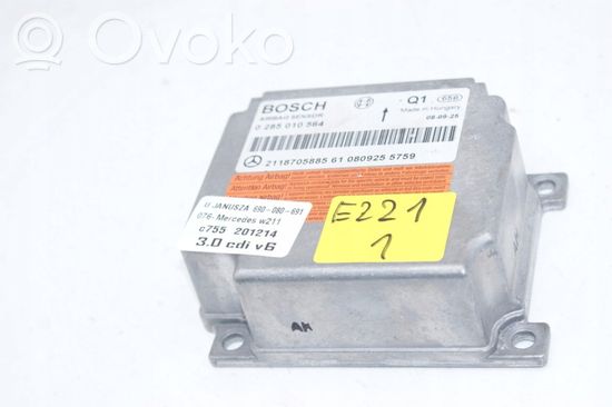 Mercedes-Benz E W211 Airbag Control Unit/module 2118705885 | EzParts ...