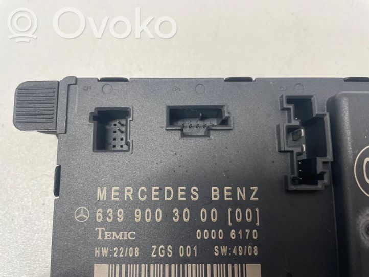 A6399003000 Mercedes-Benz Vito Viano W639 Door control unit/module, 55. ...