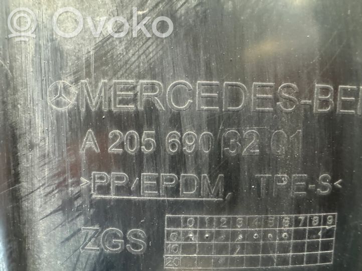 A2056903201 Mercedes-Benz C W205 Front wheel arch liner splash guards ...