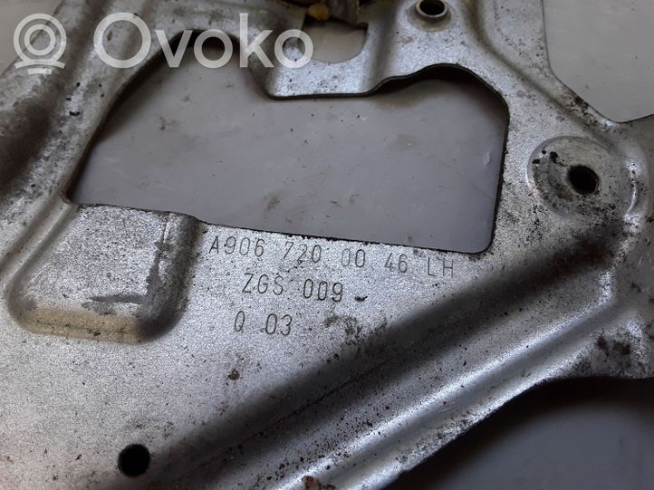 A9067200046 Mercedes-Benz Sprinter W906 Mécanisme de lève-vitre avant ...
