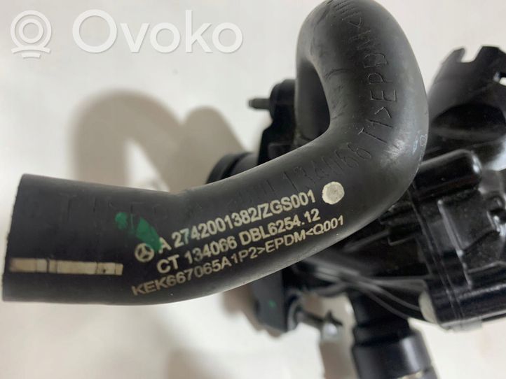 A2742001382 Mercedes-Benz C W205 Boîtier de thermostat / thermostat, 25 ...