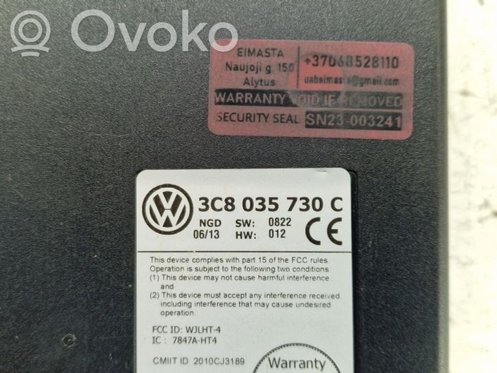 3C8035730C Volkswagen PASSAT B7 Bluetooth control unit module, 140.00 ...