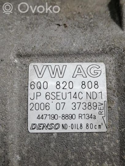 6Q0820808 Volkswagen Polo IV 9N3 Air conditioning (A/C) compressor ...