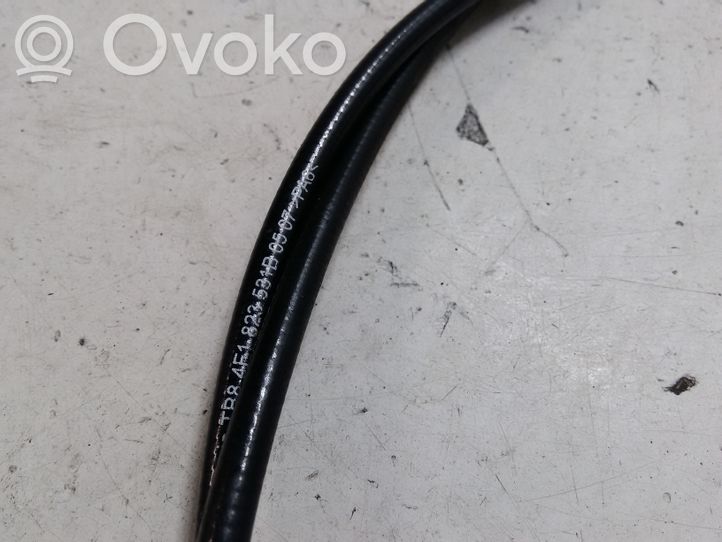 4F1823531B Audi A6 S6 C6 4F Système poignée, câble pour serrure de ...