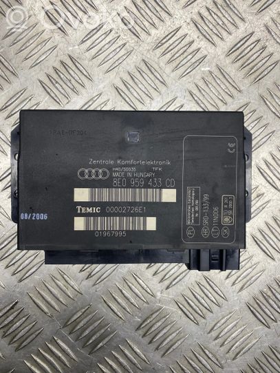 8E0959433CD Audi A4 S4 B7 8E 8H Comfort/convenience module, 70.00 € | RRR