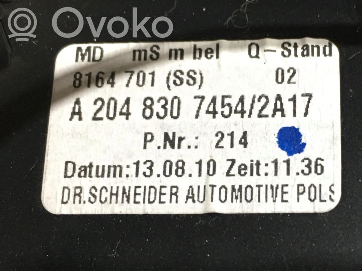 A2048307454 Mercedes-Benz C W204 Luftausströmer Lüftungsdüse Luftdüse ...