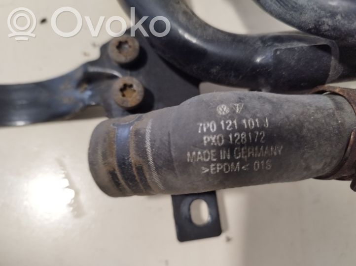7P0122051D Porsche Cayenne (92A) Tuyau de liquide de refroidissement ...