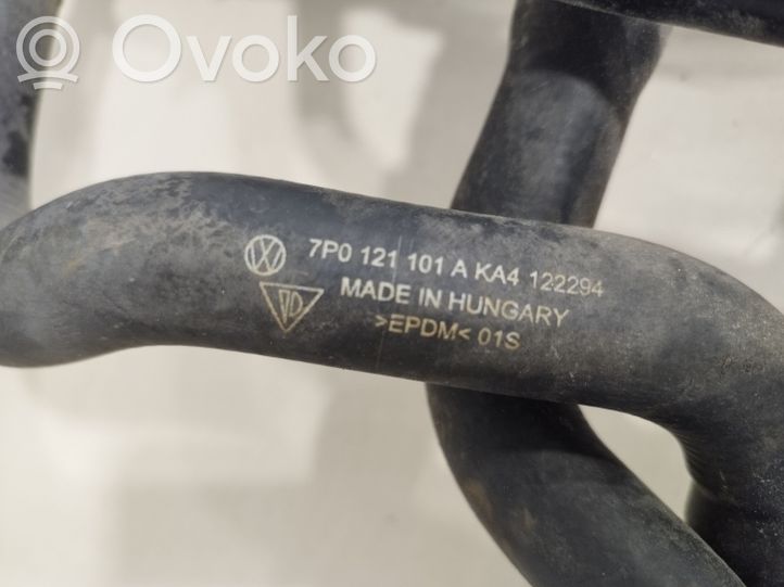 7P0122051D Porsche Cayenne (92A) Tuyau de liquide de refroidissement ...