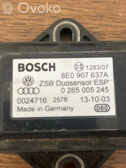 8E0907637A Audi A6 S6 C5 4B ESP acceleration yaw rate sensor, 10.00 € | RRR