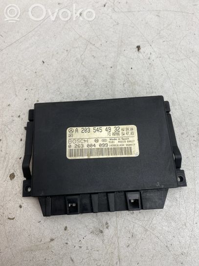 A2035454932 Mercedes-Benz CLK AMG A209 C209 Parking PDC control unit ...