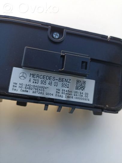 A2139054803 Mercedes-Benz E W213 Elektrinių langų jungtukas, 85.00 € | RRR