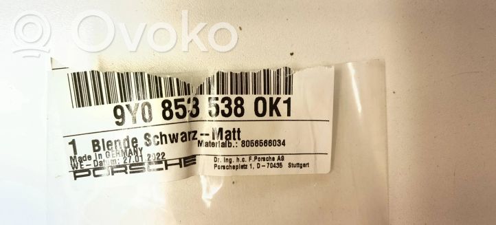 9Y0853538 Porsche Cayenne (9Y0 9Y3) Garniture, jupe latérale/bas de ...