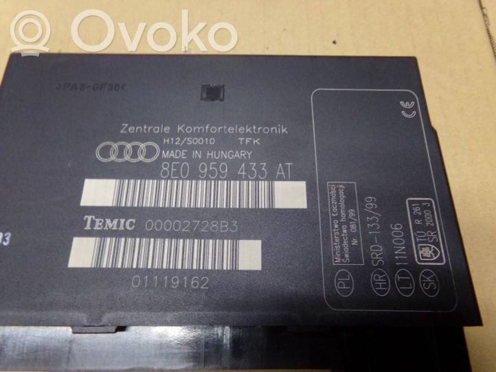 8E0959433AT Audi A4 S4 B6 8E 8H Comfort/convenience module, 41.48 € | RRR