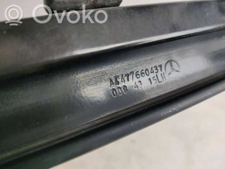 A4477660437 Mercedes-Benz Vito Viano W447 Sliding door middle rail, 80. ...