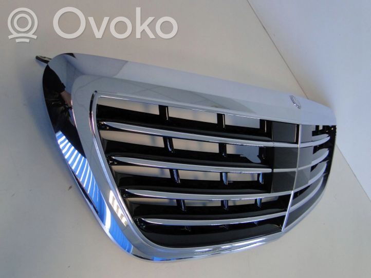 A2228800883 Mercedes-Benz S W222 Front bumper upper radiator grill ...