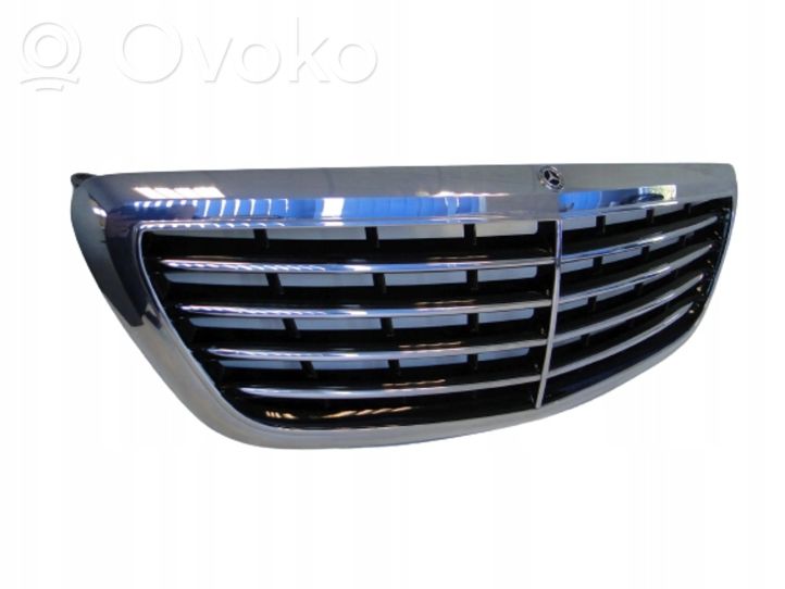 A2228800302 Mercedes-Benz S W222 Front bumper upper radiator grill, 396 ...