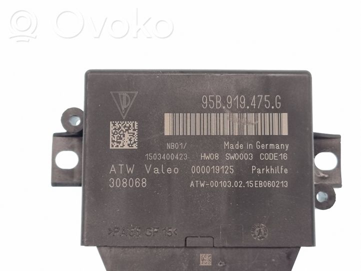 95B919475G Porsche Cayenne (92A) Unité de commande, module PDC aide au ...