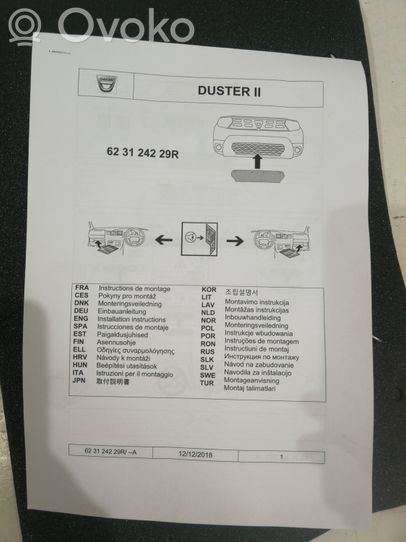 623124229R Dacia Duster Écran thermique, 18.00 € | OVOKO