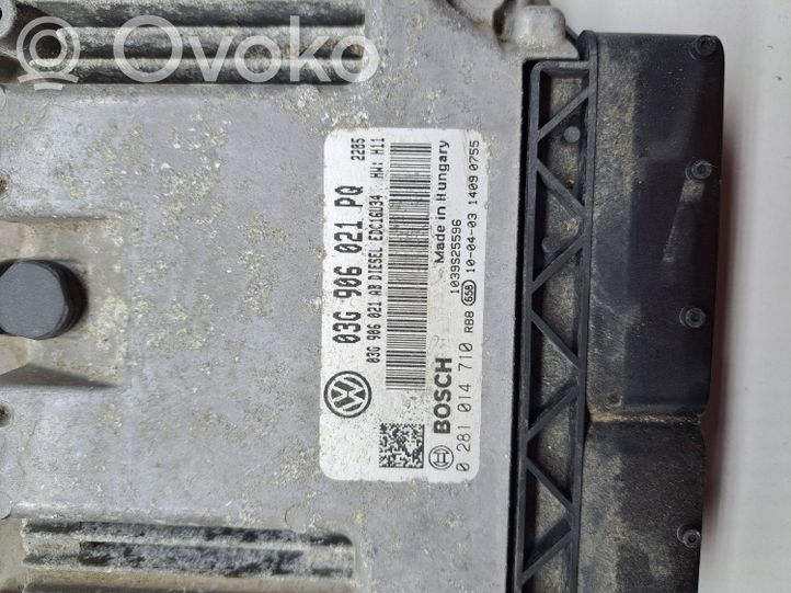 03G906021AB Skoda Octavia Mk2 (1Z) Moottorin ohjainlaite/moduuli, 100. ...