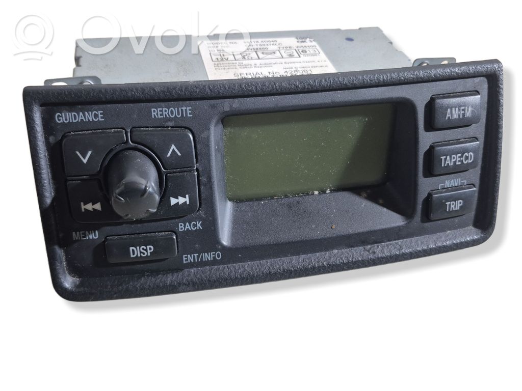 861100D040 Toyota Yaris Unité principale radio / CD / DVD / GPS, 25,00 ...