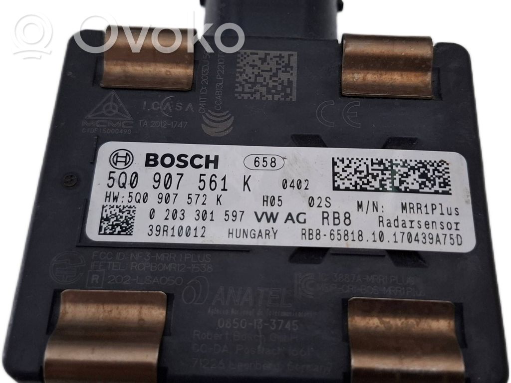 5Q0907561K Skoda Fabia Mk3 (NJ) Distronic sensor radar, €70.00 | RRR