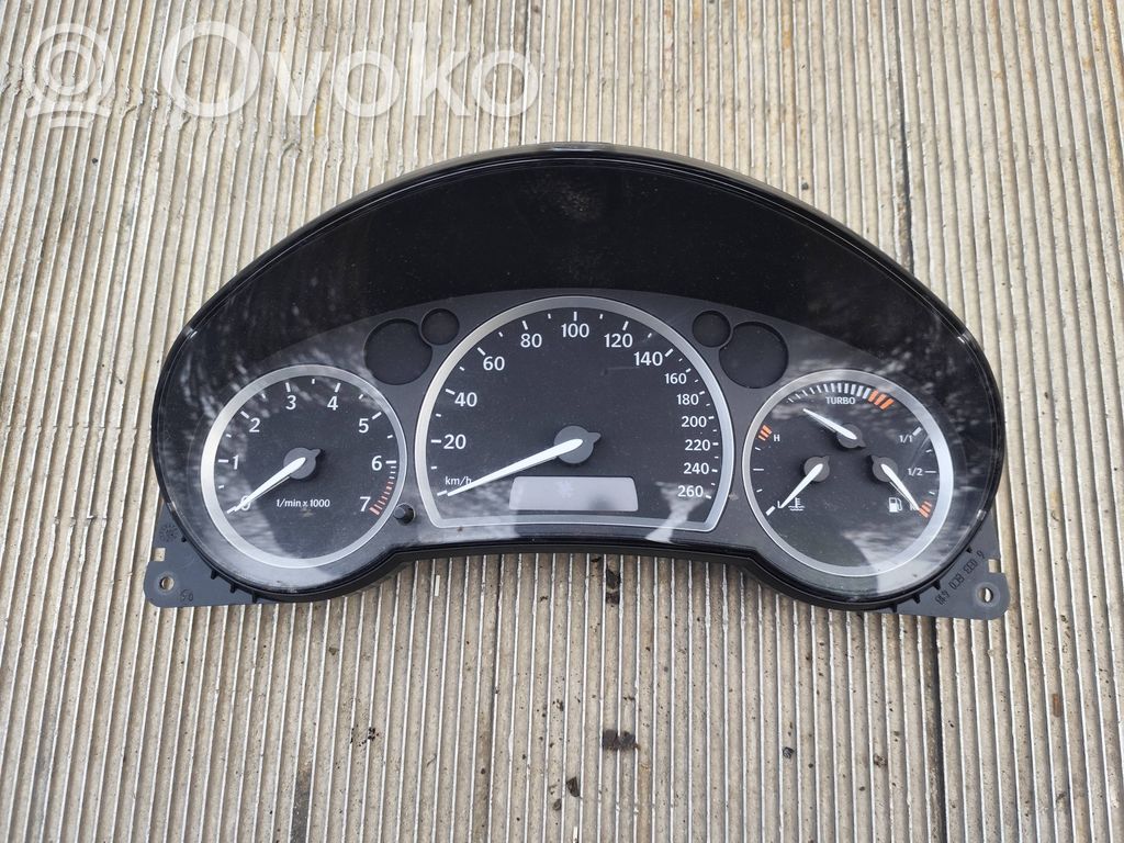 0263625113 Saab 9-3 Ver2 Compteur de vitesse tableau de bord, 20,00 ...