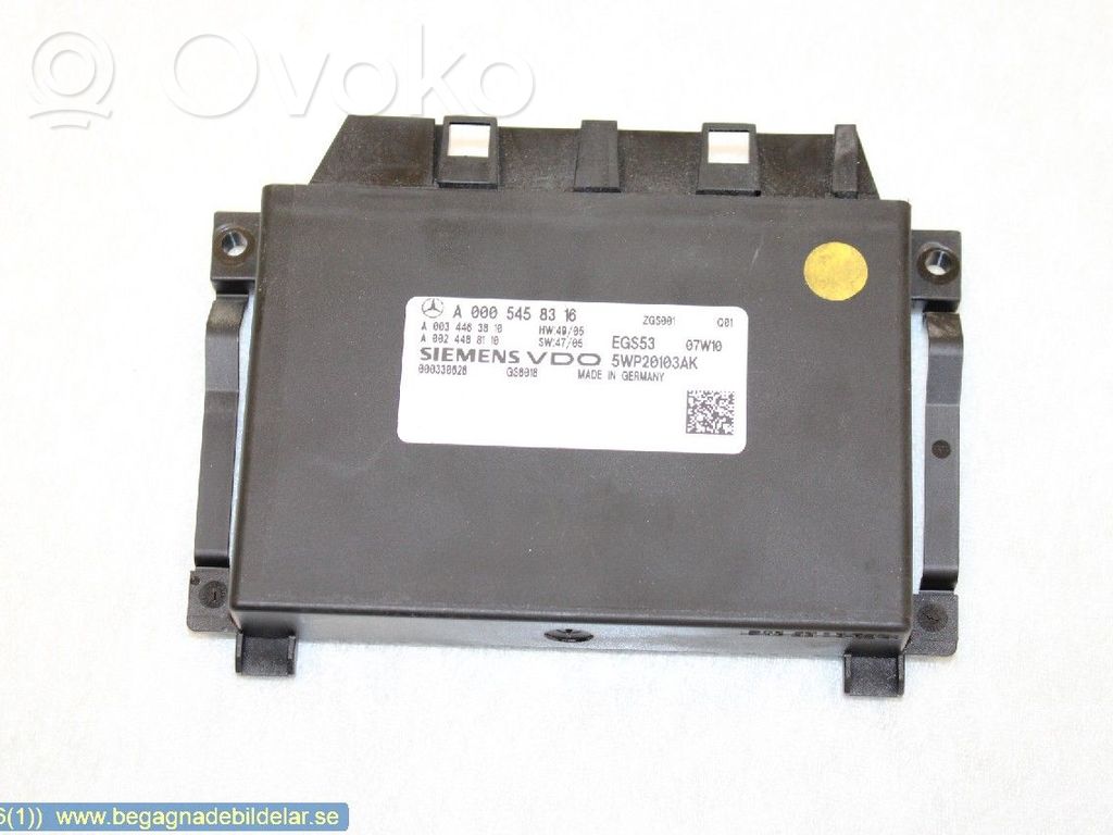 5WP20103AK Mercedes-Benz Sprinter W906 Gearbox control unit/module, € ...