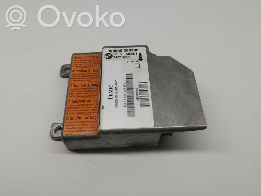 8362072 BMW 5 E39 Module de contrôle airbag, 21,93 € | OVOKO