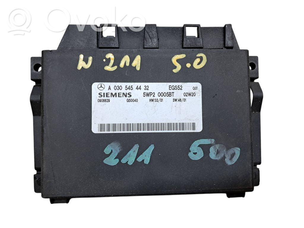 Gearbox control unit/module A0305454432,0906629,5WP20005BT