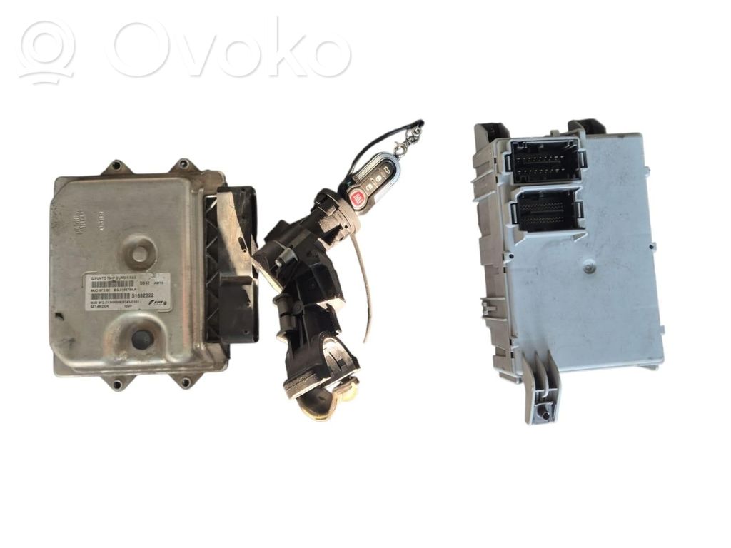 Fiat Punto Evo Engine ECU kit and lock set, €121.00 | RRR