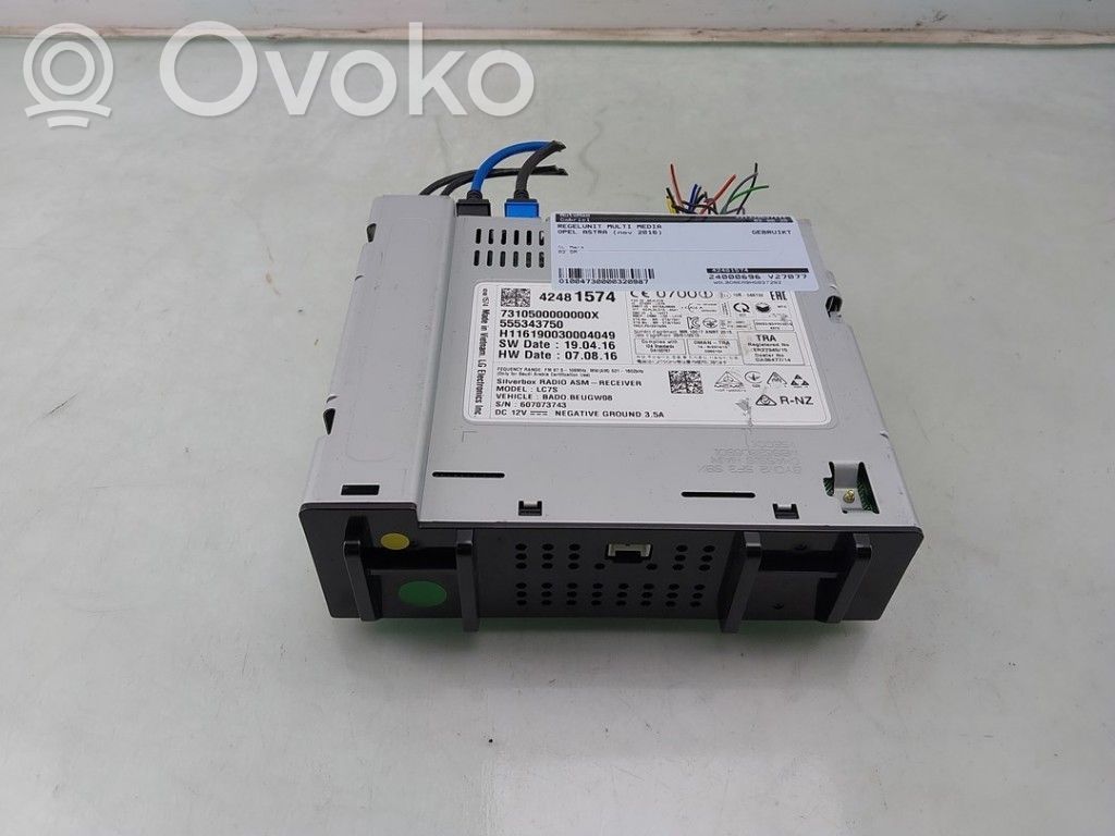 42532872 Opel Astra K Radio/CD/DVD/GPS head unit, €80.50 | RRR