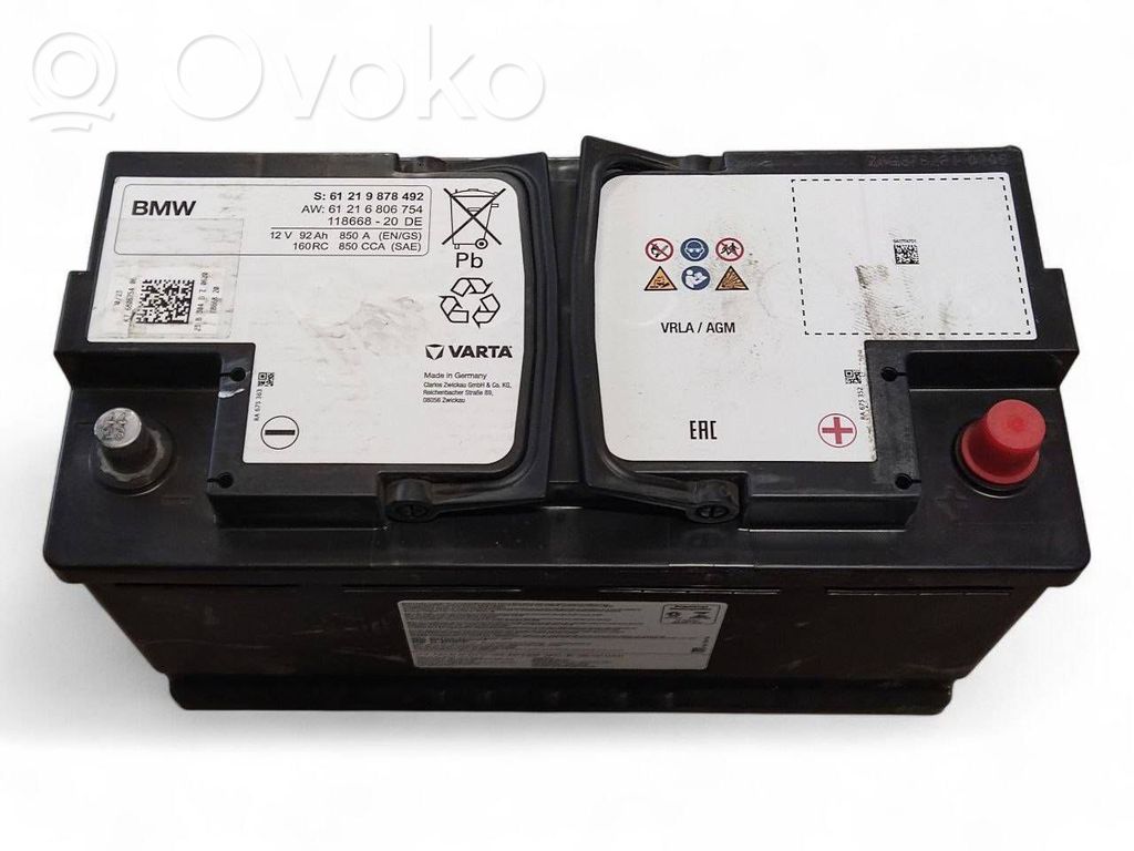 61216806755 BMW 3 F30 F35 F31 Akumuliatorius, 74,00 € | RRR